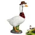 13in Cement Porch Goose, Large Realistic Waterfowl Sculpture, Tall ...