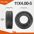 HALBERD 2 PCS 11x4.00-5 Lawn Mower Tires 4PR Turf Saver Lawn & Garden ...