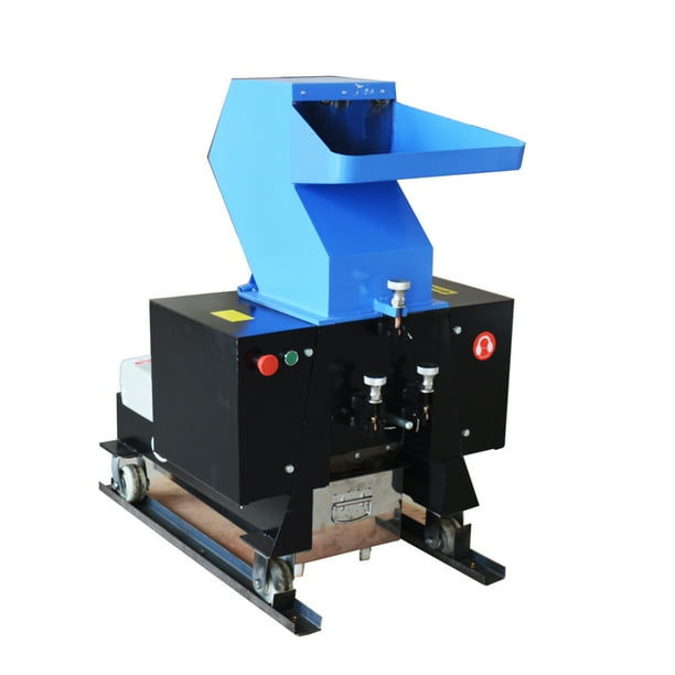 INTBUYING Electric Plastic Shredder 250 Type Three-Phase 220V 4KW Blue ...