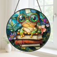 Whimsical Frog Reading Glass Style Window Hanging - Walmart.com
