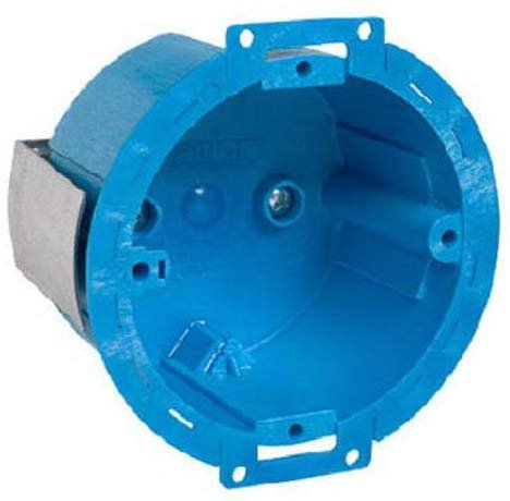 Carlon BH614R Round Old Work Box, 3 1/2-Inch, Blue - Walmart.com