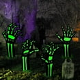 Yard Signs With Stakes Glow In The Dark Skeleton Hands Decor For ...