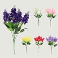 CaraMart 1pcs Artificial Flower Hyacinth Wisteria Arrangement Wedding ...
