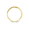 Ladies 14K Yellow Gold Heart Promise Ring - Walmart.com