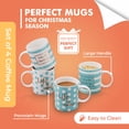 Bruntmor Decorative Pretty Cups - Set of 4 Porcelain Love Inspirational ...