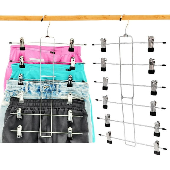 11 Hole Multifunctional Clothes Hanger, Space Saving Closet Organizer ...
