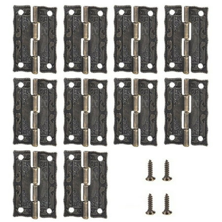 10 PACKS Antique Hinge For Wooden Box Gift Box Exquisite Hardware Tin ...