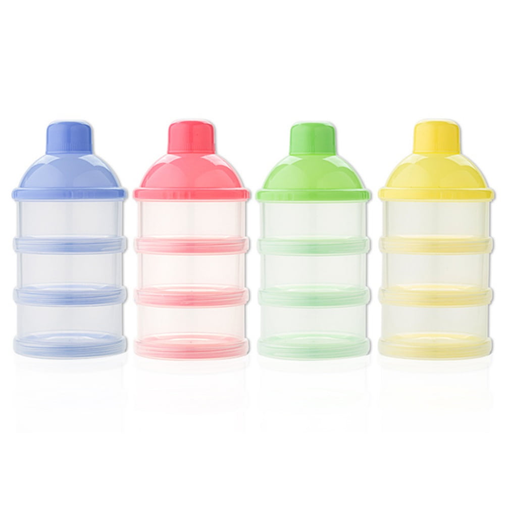 3 Layers Baby Milk Powder Formula Dispenser, Non-Spill Stackable BPA ...