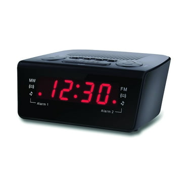 Supersonic AM/FM Alarm Clock Radio with Jumbo Digital Display - Walmart.com