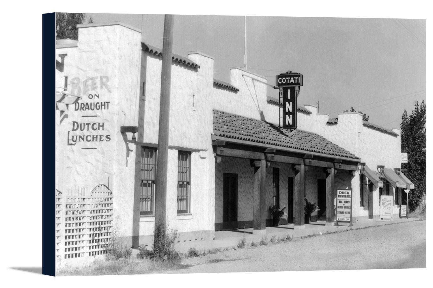 Cotati, California - Exterior View of the Cotati Inn (18x11 Gallery ...