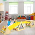 Infans 5 in 1 Toddler Playing Set Kids Climbing Triangle & Cube Play ...