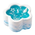 MMJ Scented Candles Flower Shape Gypsum Jar Handmade Soy Wax for Home ...