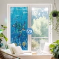 Blue Sea Turtles Motherfish Sea Gall Shells Window Privacy Film ...