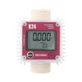 Digital K24 Oil Fuel Flow Meter Gau LCD Fuel Flow Meter Chemicals Water ...