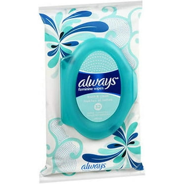 Always Fresh & Clean Feminine Wipes, Intimate Refresh During Period ...