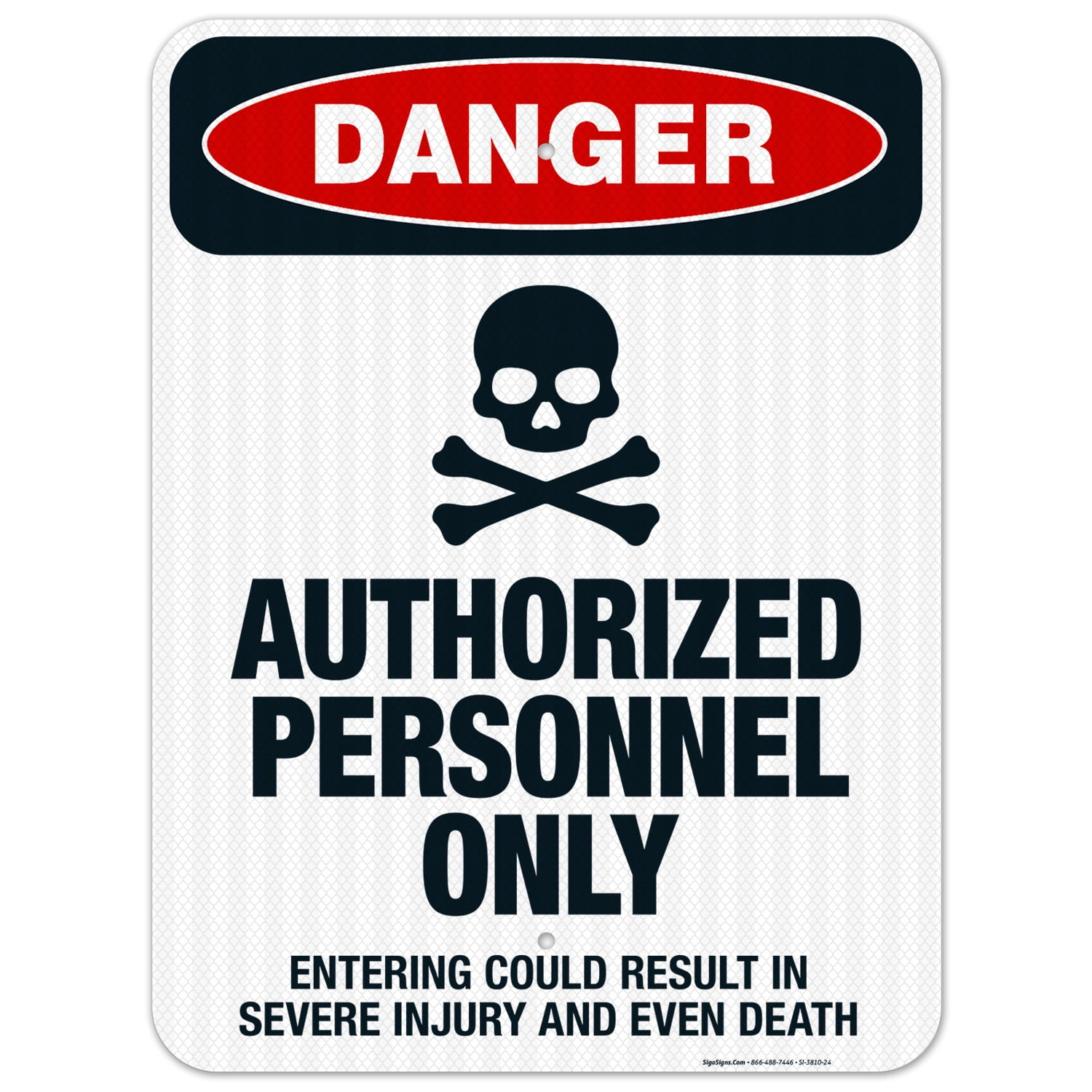 Authorized Only Entering Could Result In Severe Injury Sign, OSHA ...