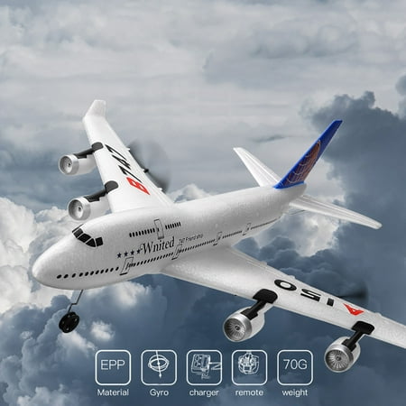 RC Airplane USB Charging Remote Control Plane Toy Remote Control ...