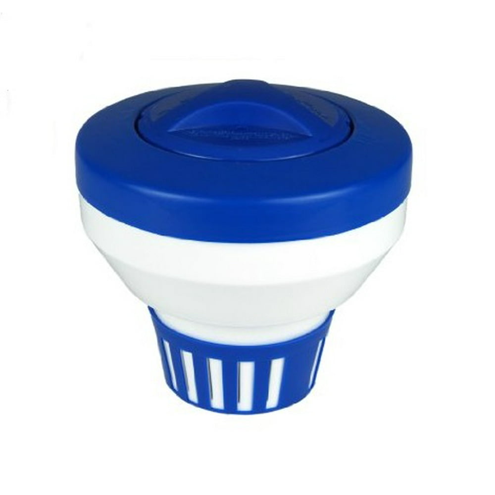 Northlight Floating Swimming Pool Chlorine Dispenser 7.5" - Blue/White ...
