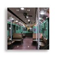 3drose, Old Subway Car, 15x15 Wall Clock - Walmart.com