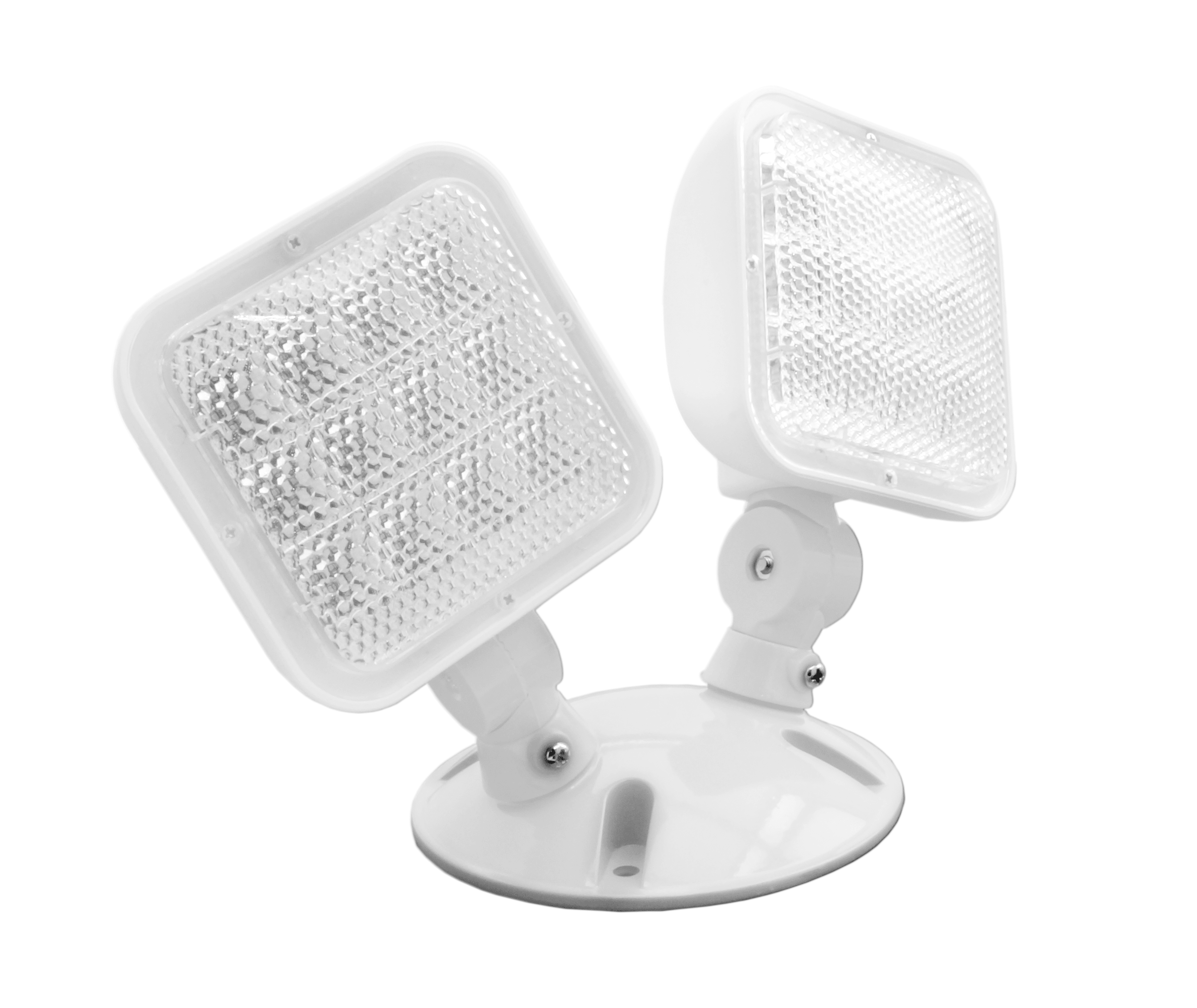 NICOR Lighting Wet Location Emergency LED Remote Dual Light Fixture ...