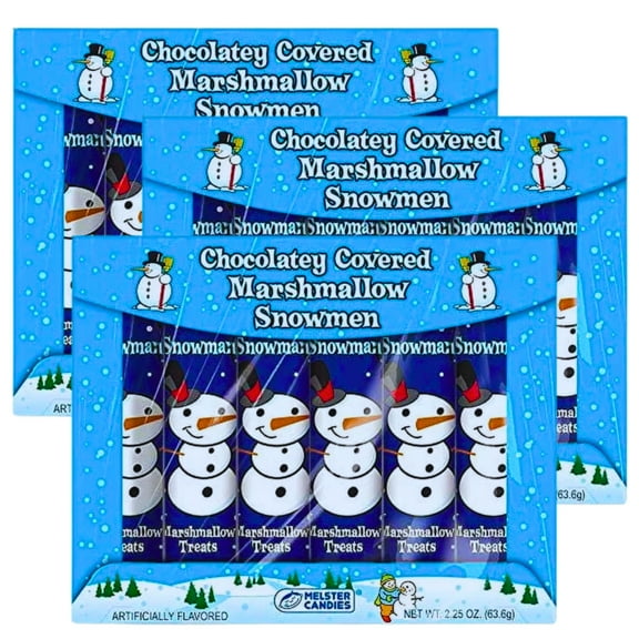 PEEPS Holiday Food: Marshmallow Snowmen, Christmas Candy, 3 Count (1.5 ...