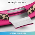 2026 New Hot Pink Cheetah Print Steering Wheel Cover, 14.5-15 Inch ...
