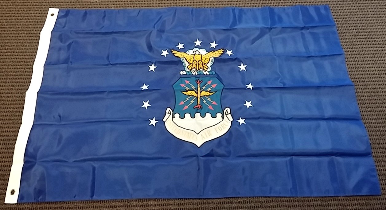 United States Air Force Two Sided 210D Polyester Embroidered 4x6 Ft ...