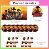 Red Dead Redemption Party Supplies Birthday Decorations Plates Banner ...