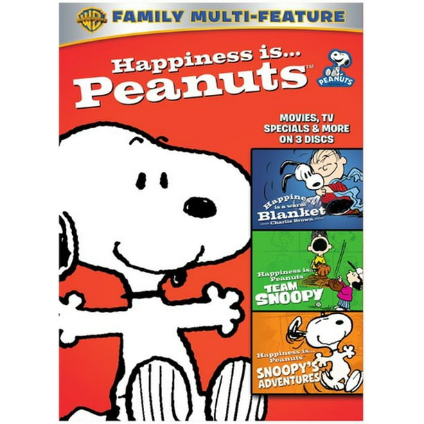 Happiness Is Peanuts: 3 Pack of Fun (DVD) - Walmart.com - Walmart.com
