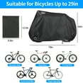 "EEEkit Large Bike Cover, Outdoor Waterproof Bicycle Cover with ...