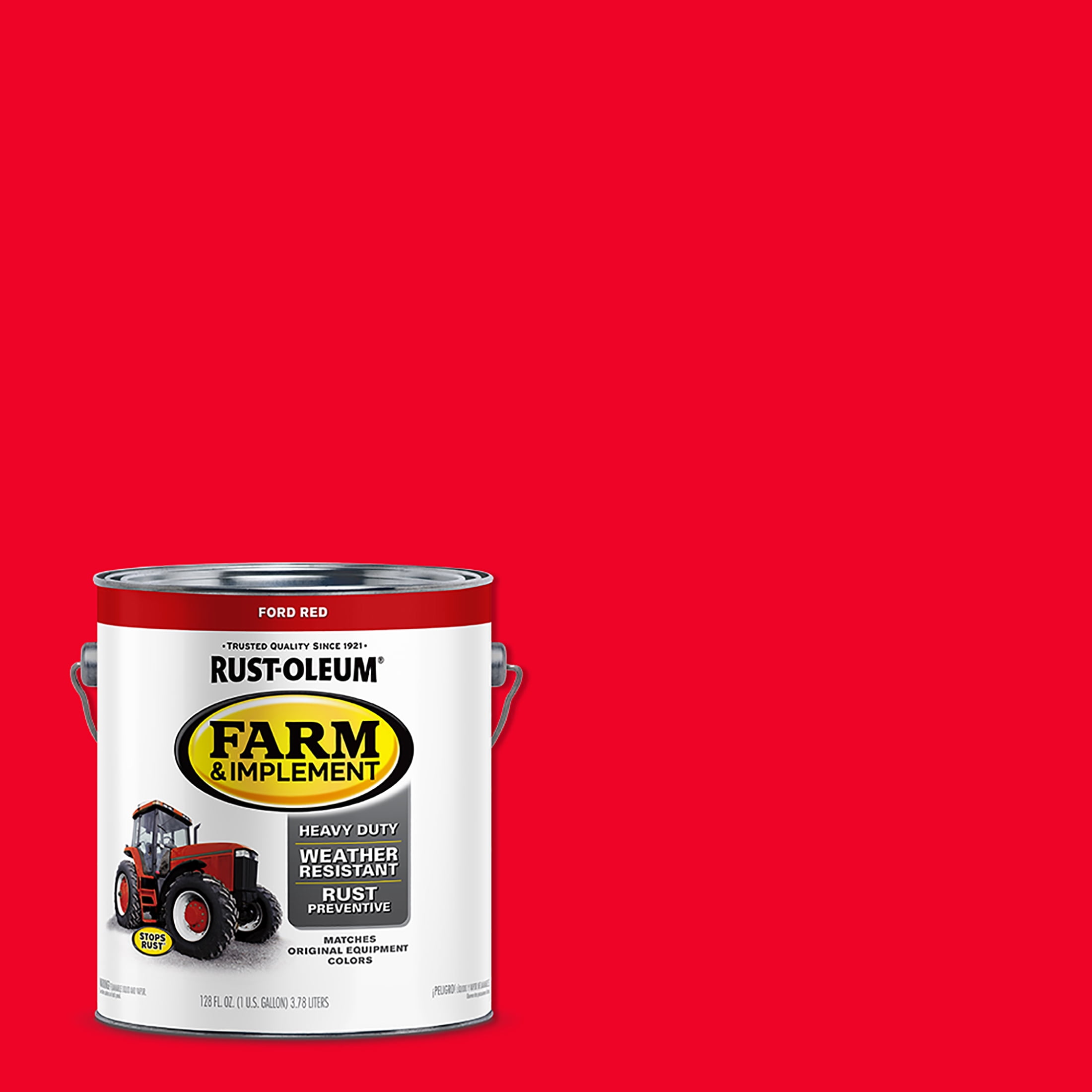 Ford Red, Rust-Oleum Specialty Gloss Farm and Implement Paint- Gallon ...
