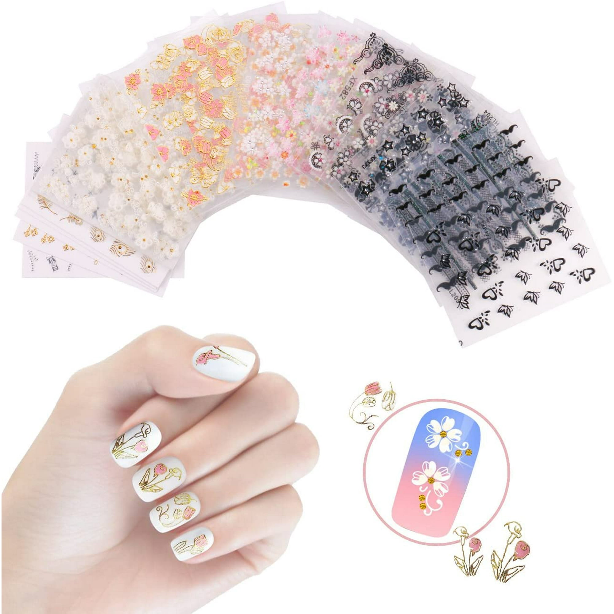 Click here for Mfg2020 50 Sheets 3d Design Nail Stickers Self-Adh... prices