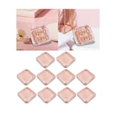 10 Pieces Press on Nail Storage Box Acrylic Nail Storage Container Mini ...
