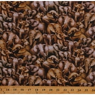 36" X 44" Panel Ellie Mae Stuffable Pig Stuffed Animal Kids Toys Cotton ...