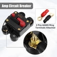 1 Set 50A Car Circuit Breaker with Manual Reset Waterproof Car Audio ...
