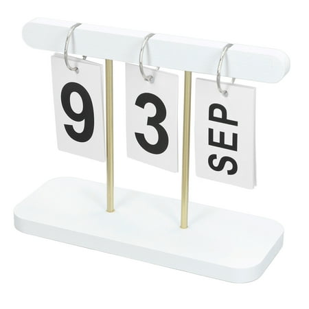 Standing Desk Flip Calendar, Portable Small Desktop Calendar, Daily ...