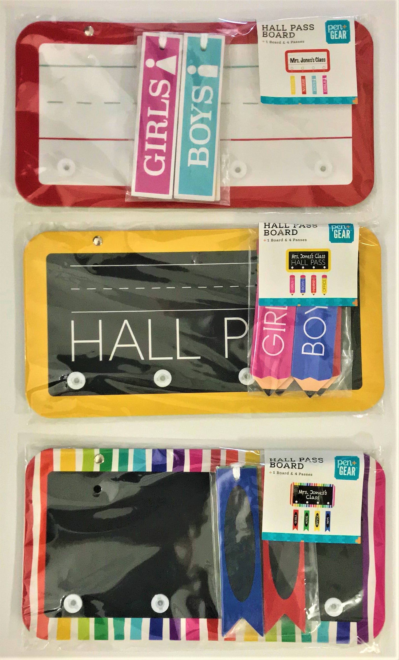 Pen + Gear Hall Pass Assortment - Each Sold Separately - Walmart.com