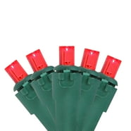 Set of 35 Clear Mini Christmas Lights 2.5" Spacing - White Wire ...