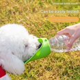 AOOOWER Portable Silicone Dog Water Bowl Converts Bottles Pet Drinking ...