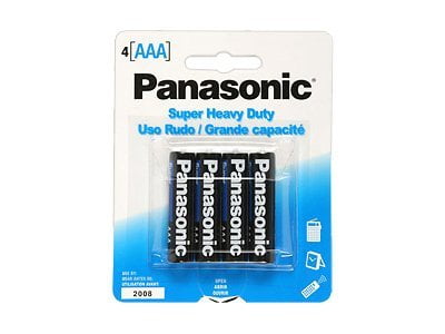 Panasonic Super Heavy Duty UM-4NPA - Battery 4 x AAA - Walmart.com