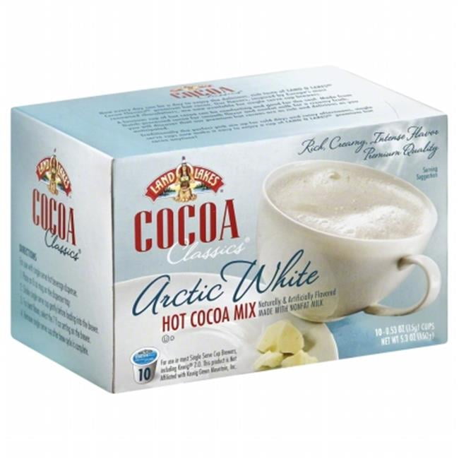 Land O Lakes 5.3 oz. Cocoa Single Serve K Cups - Arctic White - Walmart.com