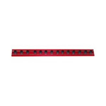Vim Products VIMMR8R14A 8in. Red Magrail TL Magnetic Socket and Tool ...