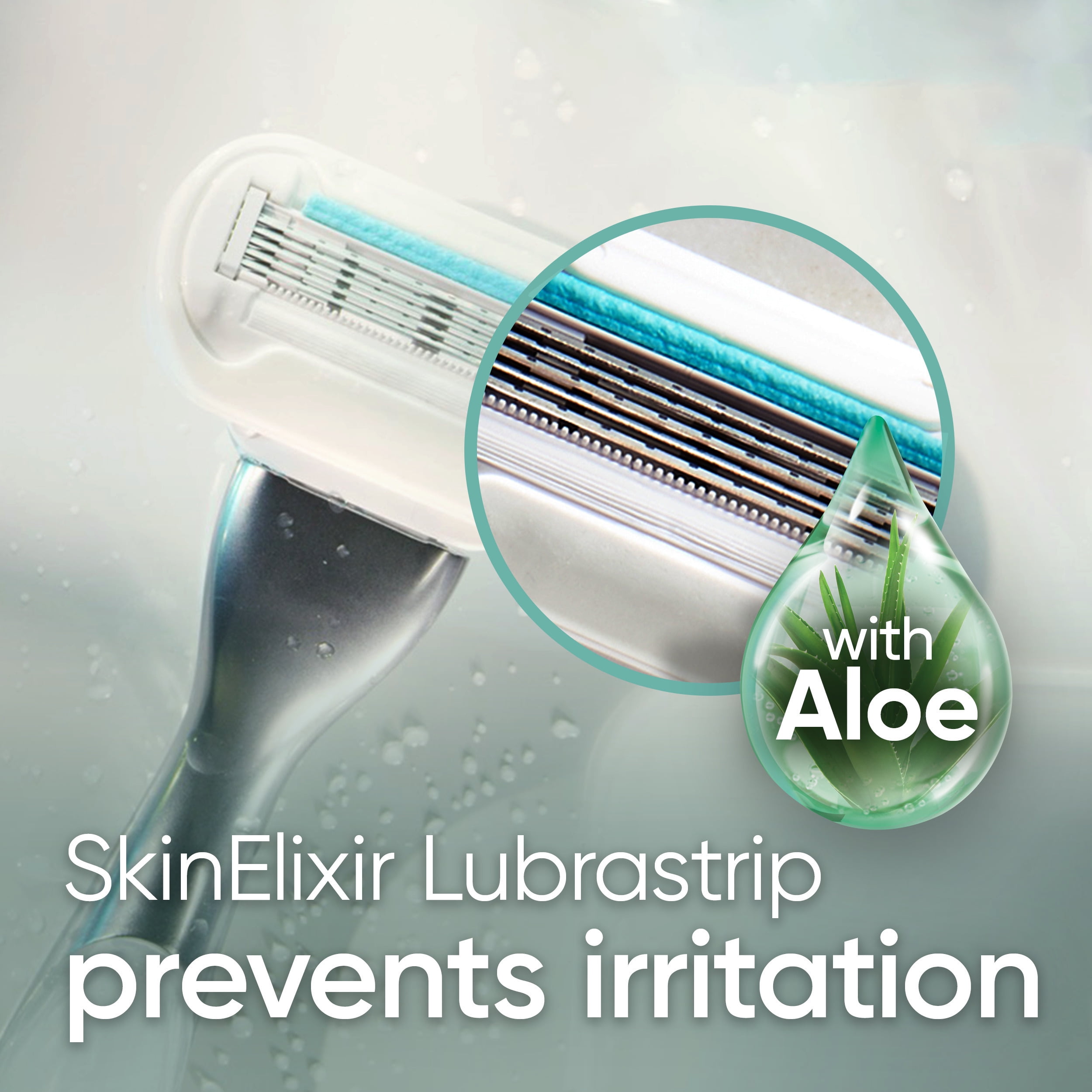 Venus Deluxe Smooth Sensitive Women's Razor Handle + 2 Blade Refills ...