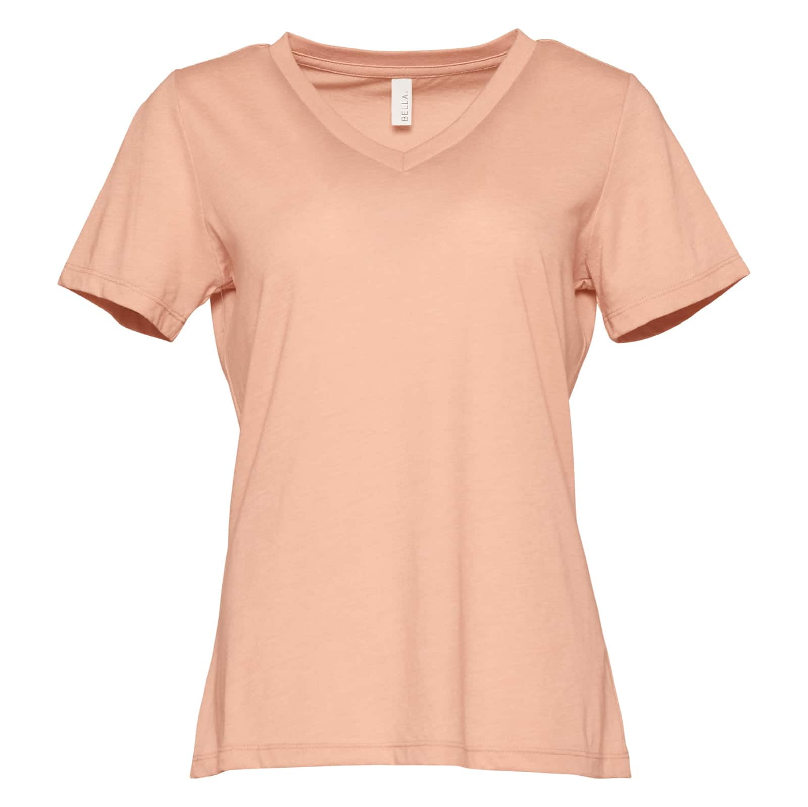 Bella Canvas® Womens Relaxed V Neck Heather T Shirt