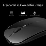 Uciefy Wireless Mouse Rechargeable Optical Mouse Slim Silent Mouse with ...