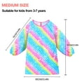 Kids Art Smocks for Painting, Waterproof Artist Rainbow Unicorn Aprons ...