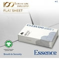 FKFISD-100% Organic Cotton Percale Flat Sheet Twin Size - 1 PC Flat ...