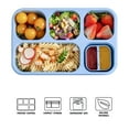 Greentainer Meal Prep Lunch Boxes with 5 Compartments, Food Storage ...