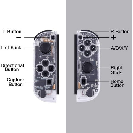 Joy-Pad Controller Compatible with Switch Joycon Support Wake-up ...