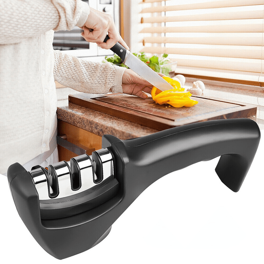 MDHAND Knife Sharpener 3-in-1 Professional Knife Sharpening Tool for ...
